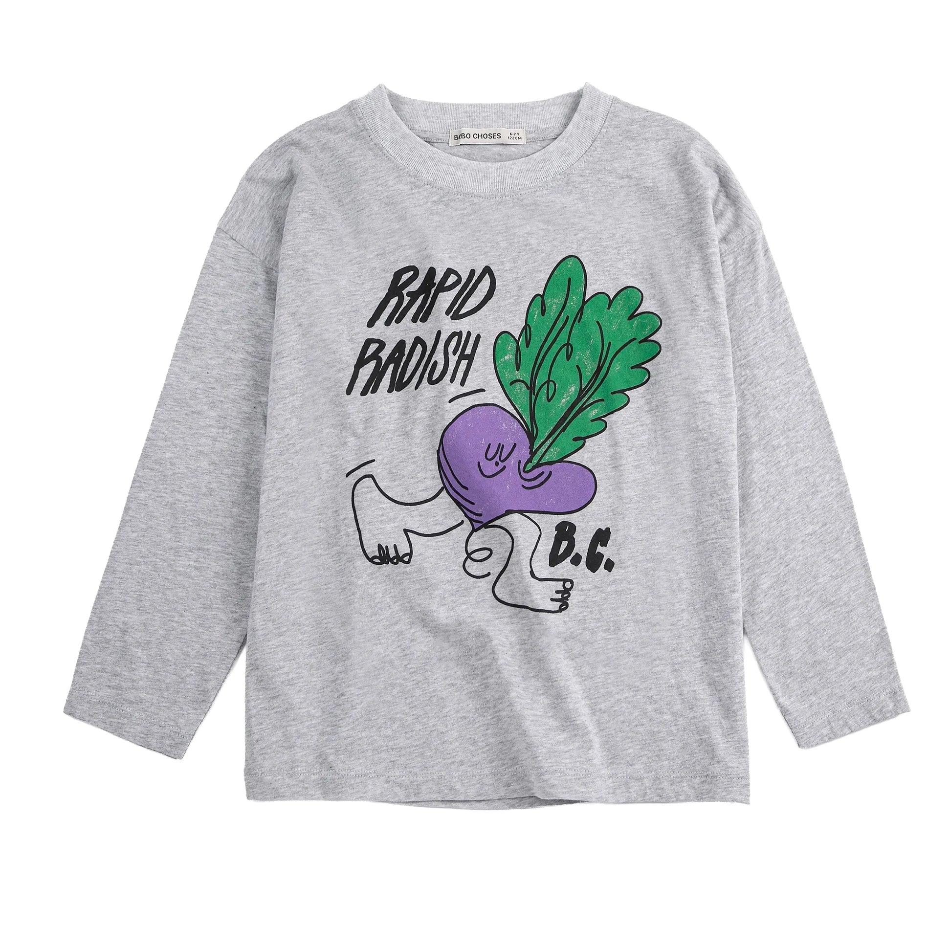 Rapid Radish Long Sleeve T-Shirt - Buckets and Spades