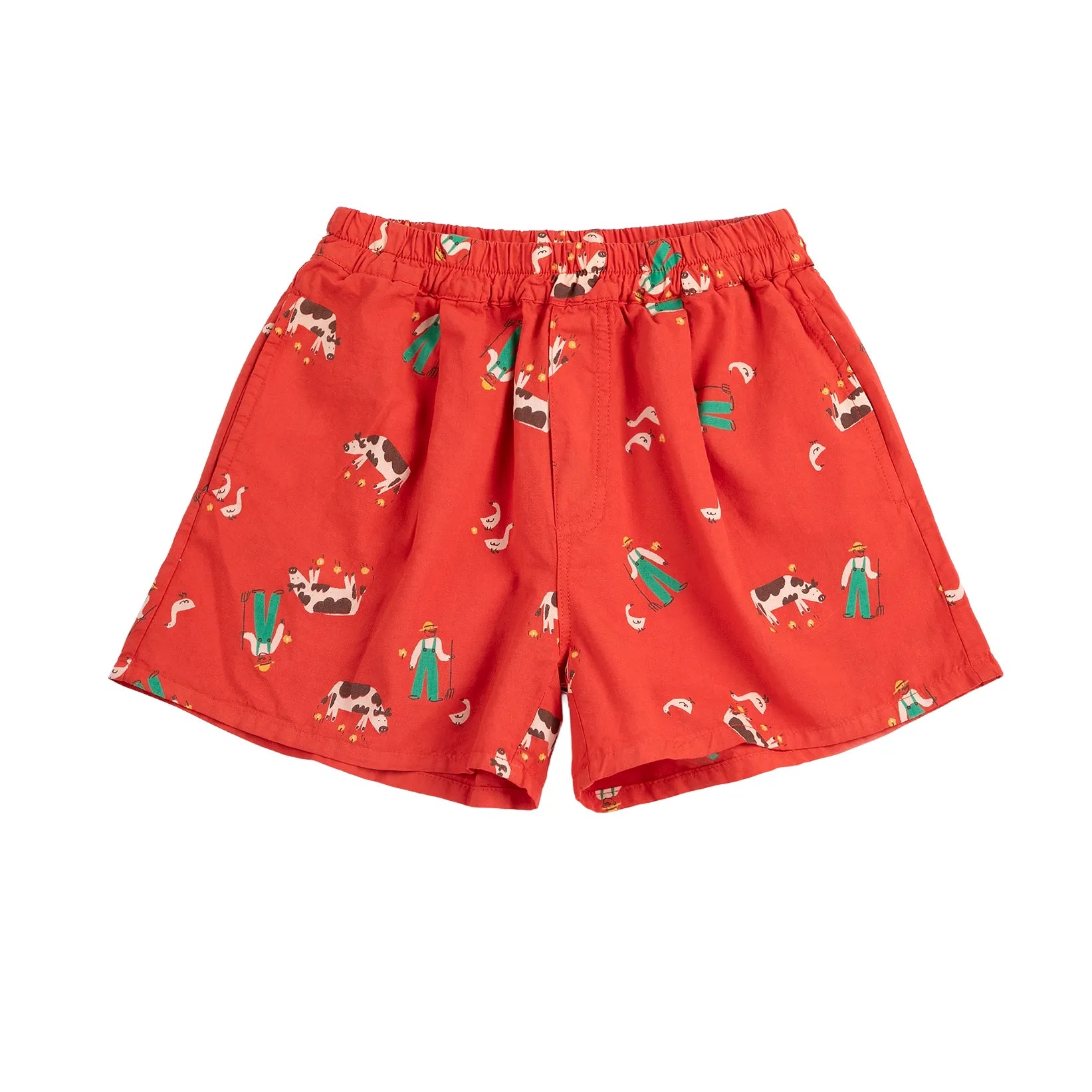 Farm Adventure All Over Woven Shorts - Buckets and Spades