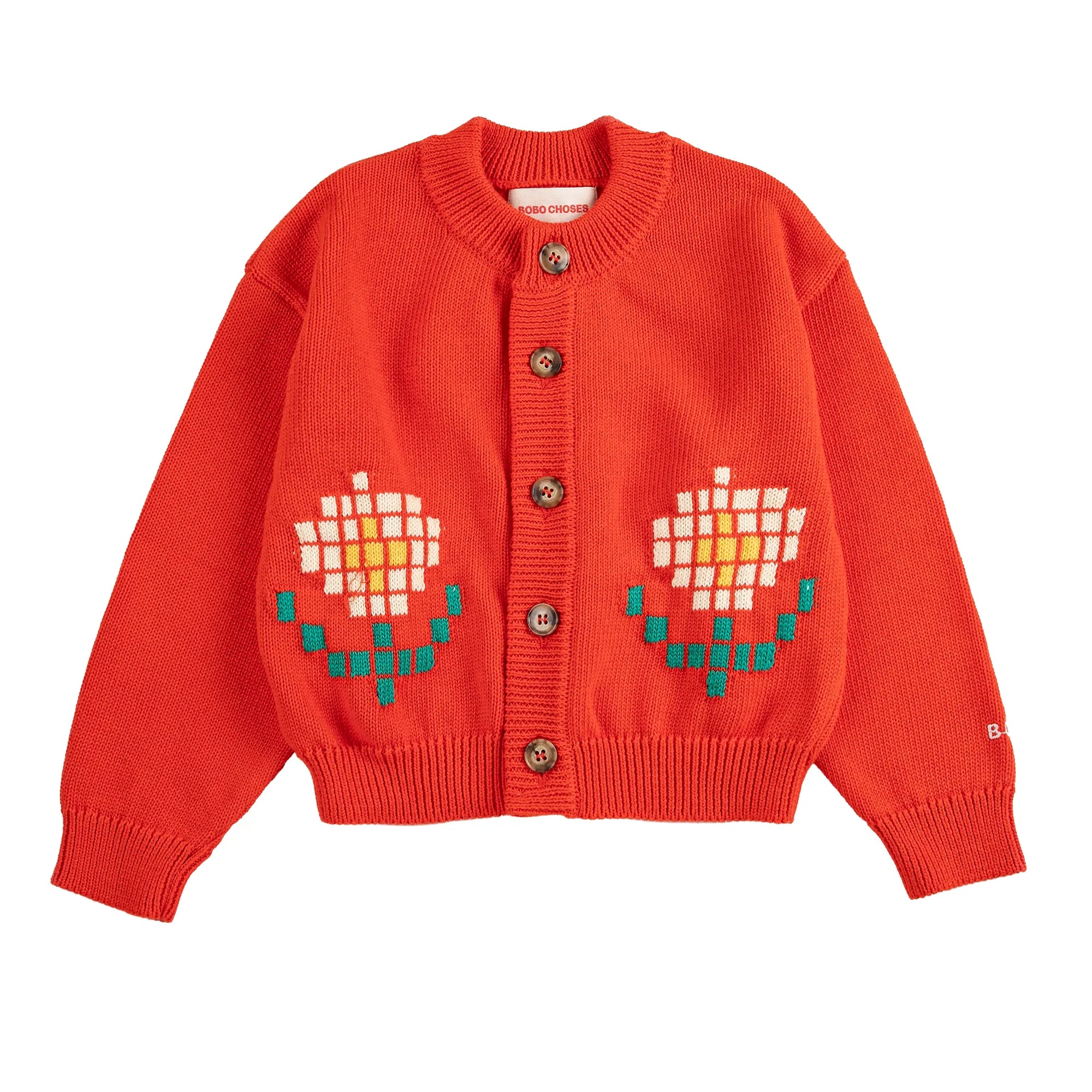 Pixel Daisy Cardigan - Buckets and Spades