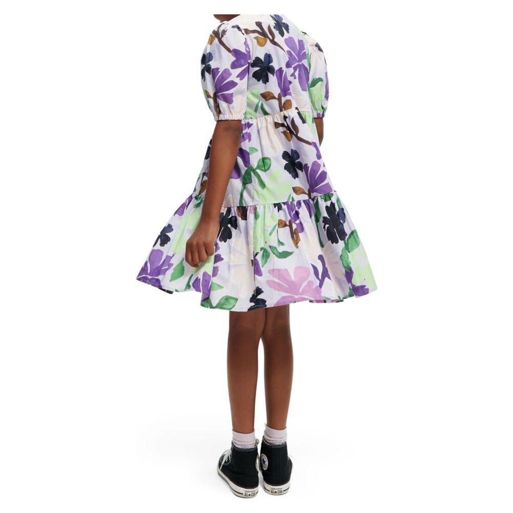 All-Over Printed Short-Sleeved Dress - Buckets and Spades