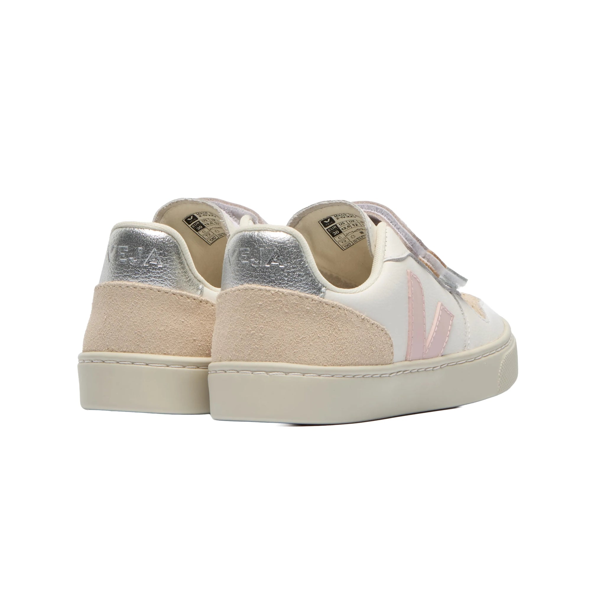 Small V-10 Leather White Petale - Buckets and Spades