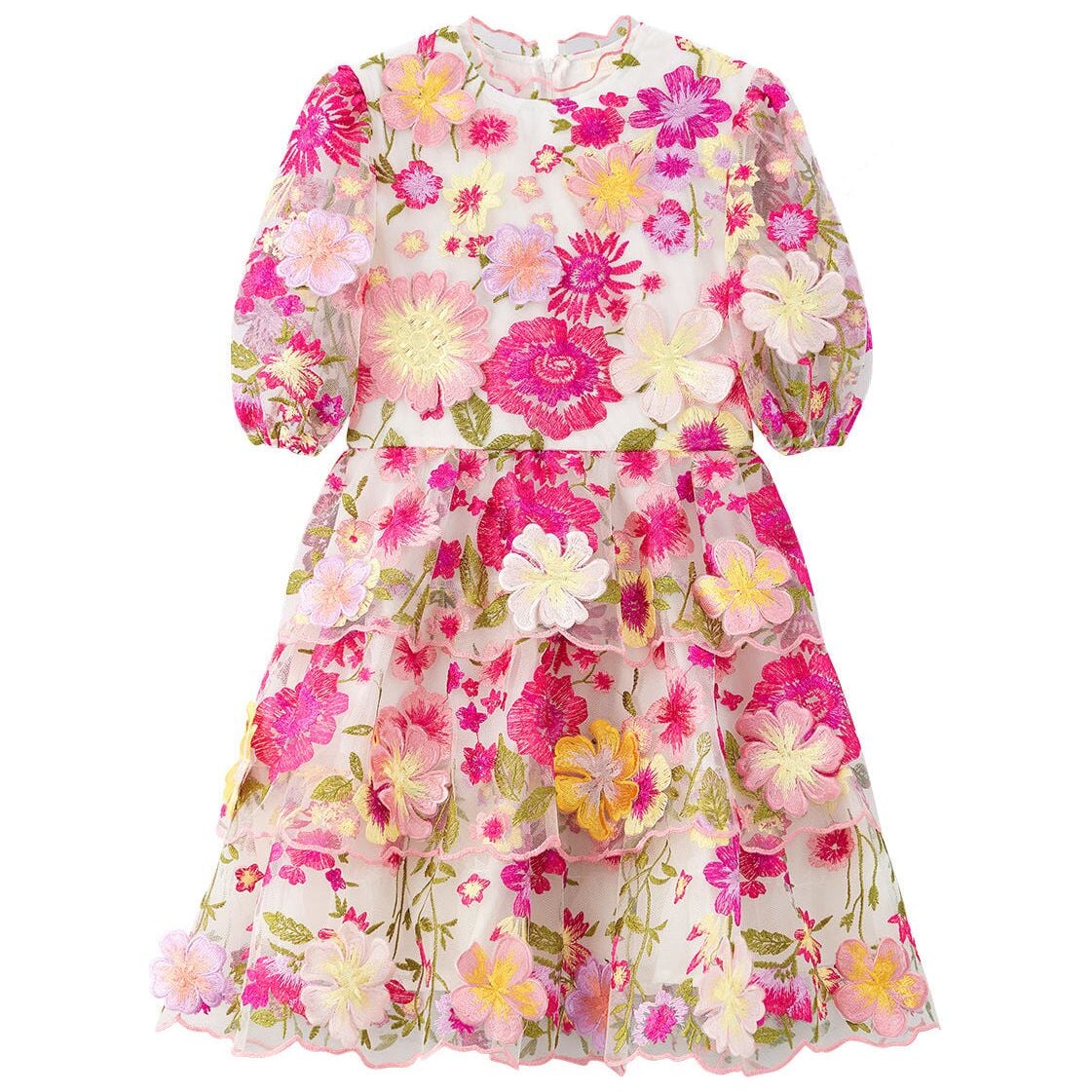 Rosie Embroidered Dress - Buckets and Spades